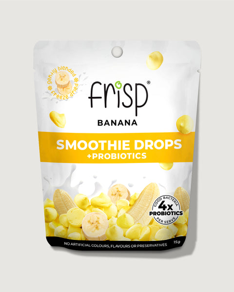 Smoothie Drops + Probiotics - Banana Flavoured - 15g– Frisp