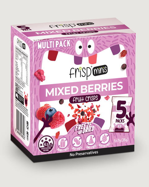 Mini's Multipack - Mixed Berries Diced Fruit Crisps - 35g– Frisp