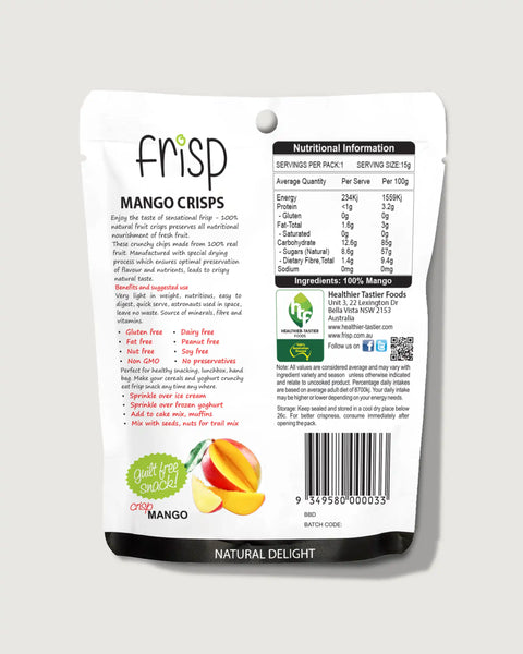 Mango Crisps 15g– Frisp